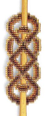 Celtic Knot Barrette - Patterns by Jill Oxton